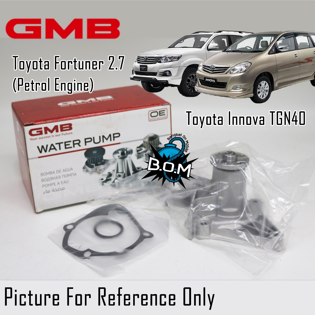 GMB WATER PUMP TOYOTA FORTUNER INNOVA TGN40 (GWT-131A) | Shopee Malaysia