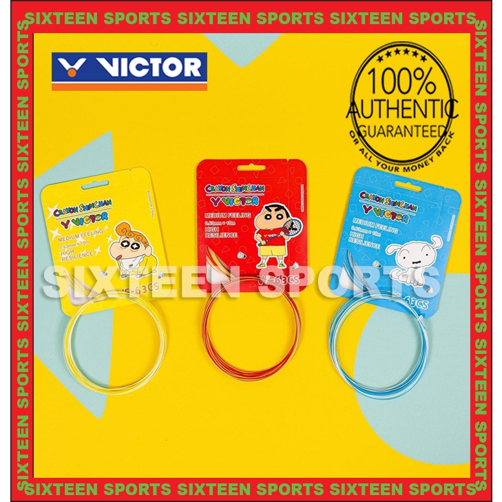 VICTOR CRAYON SHIN CHAN BADMINTON STRING VS-63 CS | Shopee Malaysia
