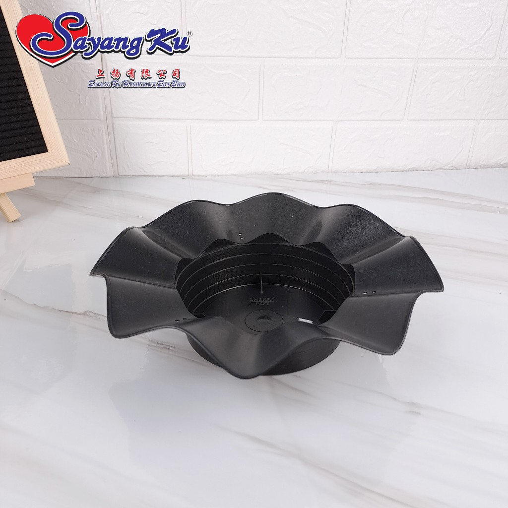 Pasu Plastik / Plastic Pot / 3755 (Hitam Dan Putih) | Shopee Malaysia
