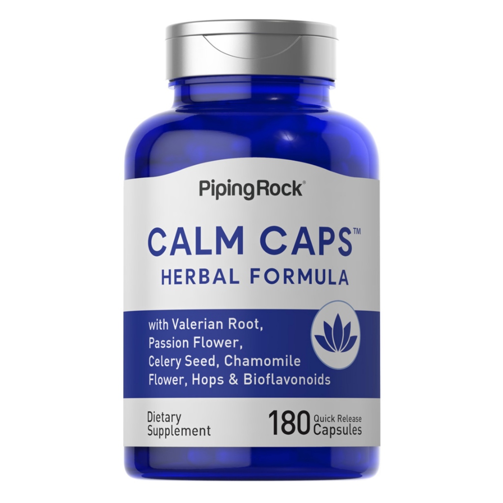 Calm cap 180 capsules blend of valerian root, passionflower (USA ...