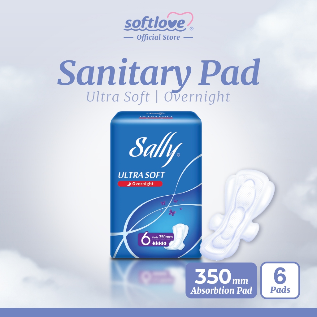 Sally | Sanitary Pad | Ultra Soft - Overnight(35cm) | Shopee Malaysia