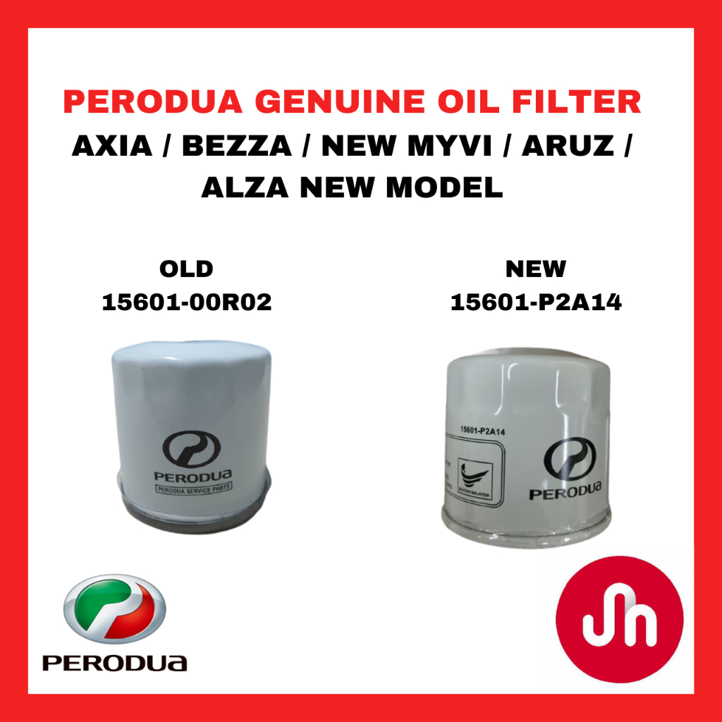 (READY STOCK) PERODUA GENUINE AXIA BEZZA NEW MYVI OIL FILTER | Shopee ...