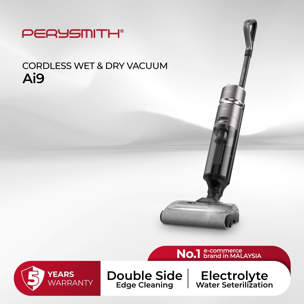 PerySmith Smart Cordless Wet & Dry Vacuum Cleaner Ai Series Ai9 Robot ...