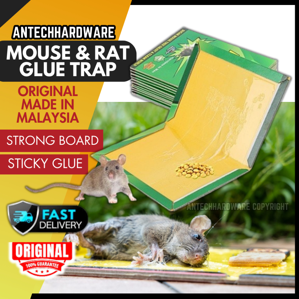 Papan Gam Tikus POWER PASTI BERKESAN / Perangkap Gam Tikus / Rat Glue ...