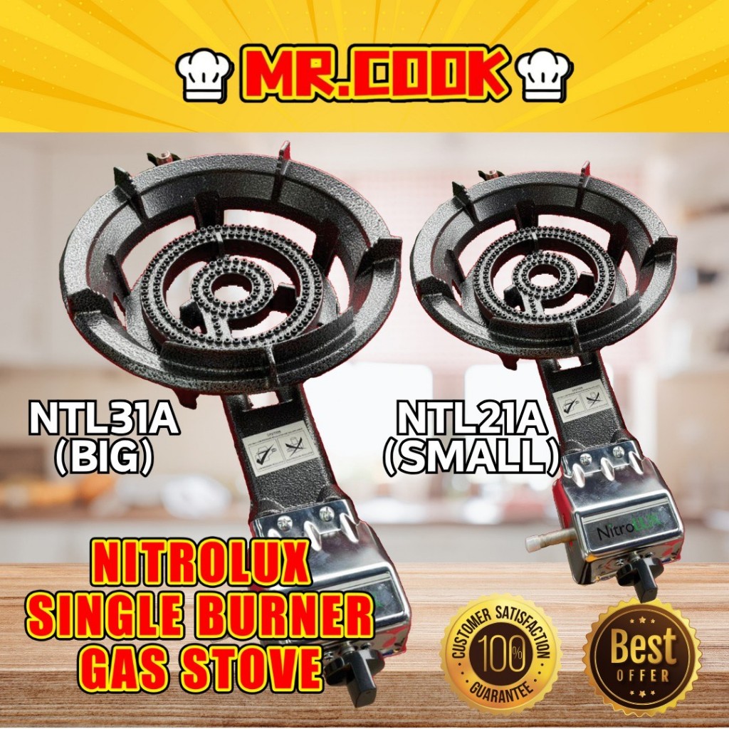 [MR.COOK]Auto Low Pressure Dapur Tungku Gas Dapur Auto Gas Stove Low Pressure Nitrolux C31A/C21A ...