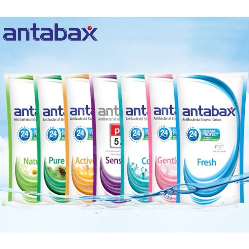 Antabax Antibacterial Shower Gel Bath Shampoo Body Wash Refill Pack ...