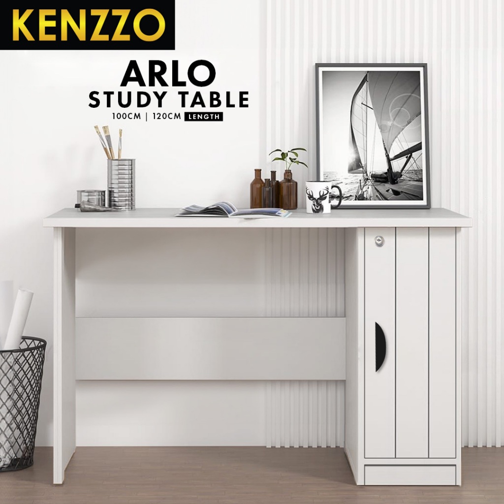 KENZZO RENEW VERSION : Snow Series Arlo Luxury Study Table Study Desk ...