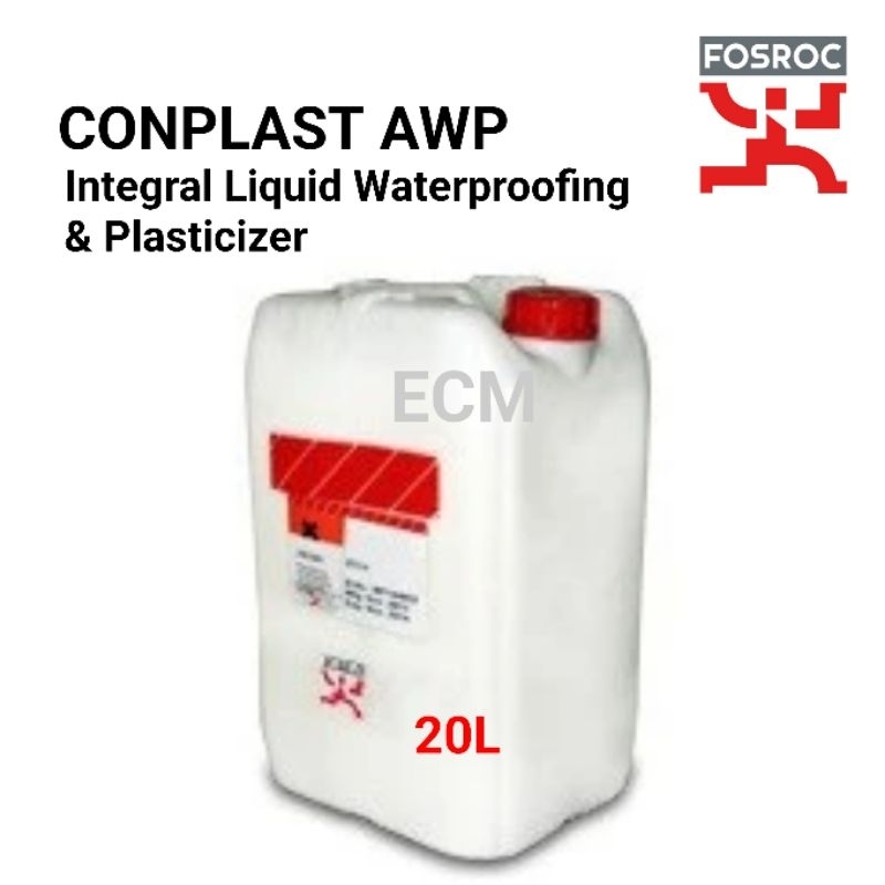 FOSROC CONPLAST AWP (20L) Integral Liquid Waterproofing and Plasticizer ...