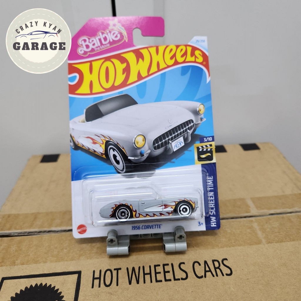 Hot Wheels 1956 Corvette Diecast Toys Car for Boys Collectibles kereta ...