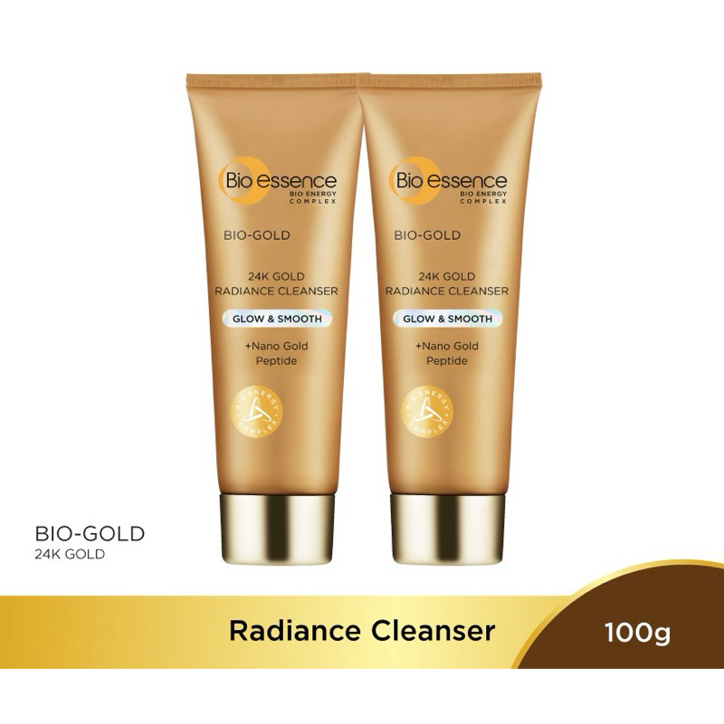 Bio Essence Bio-Gold Radiance Cleanser (100g x 2) [Twin Pack] | Shopee ...