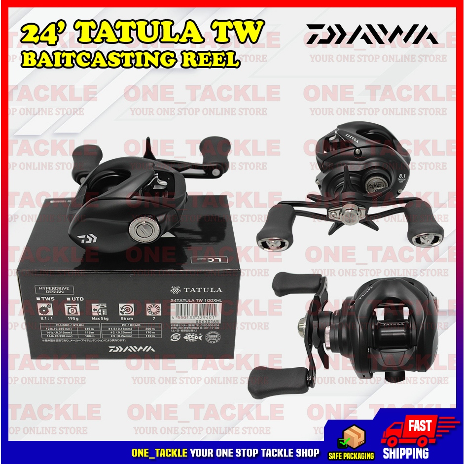 24' Daiwa tatula tw bait casting reel 100% original | Shopee Malaysia
