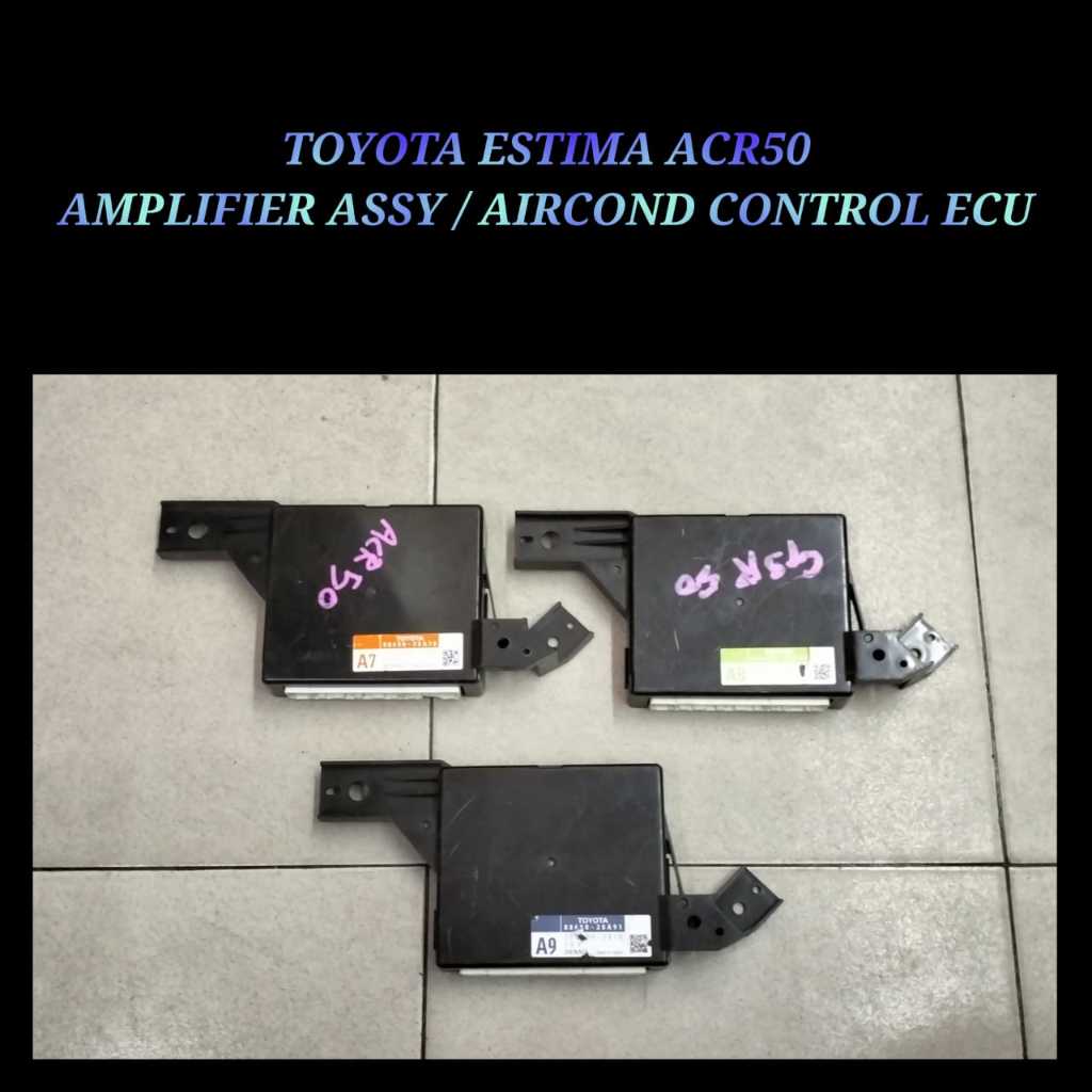 🇯🇵🇯🇵 Aircond Control / Amplifier Assy Module Toyota Estima ACR50 GSR50 ...
