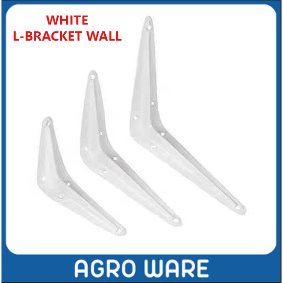Light Duty Wall Shelf Bracket L Bracket Dinding Rak Dinding Besi L ...