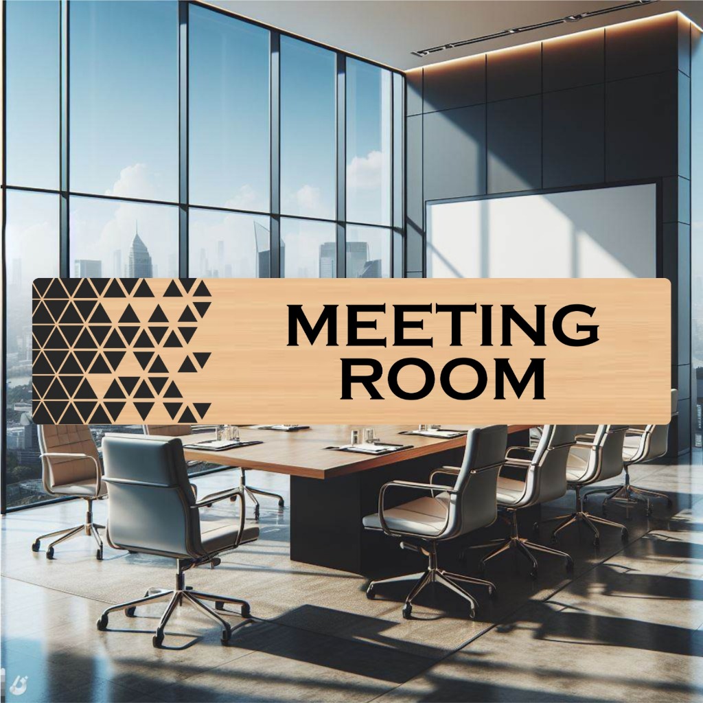 Printing Custom Wording Laminated Plywood 3mm Office Sign,Wall Sign ...