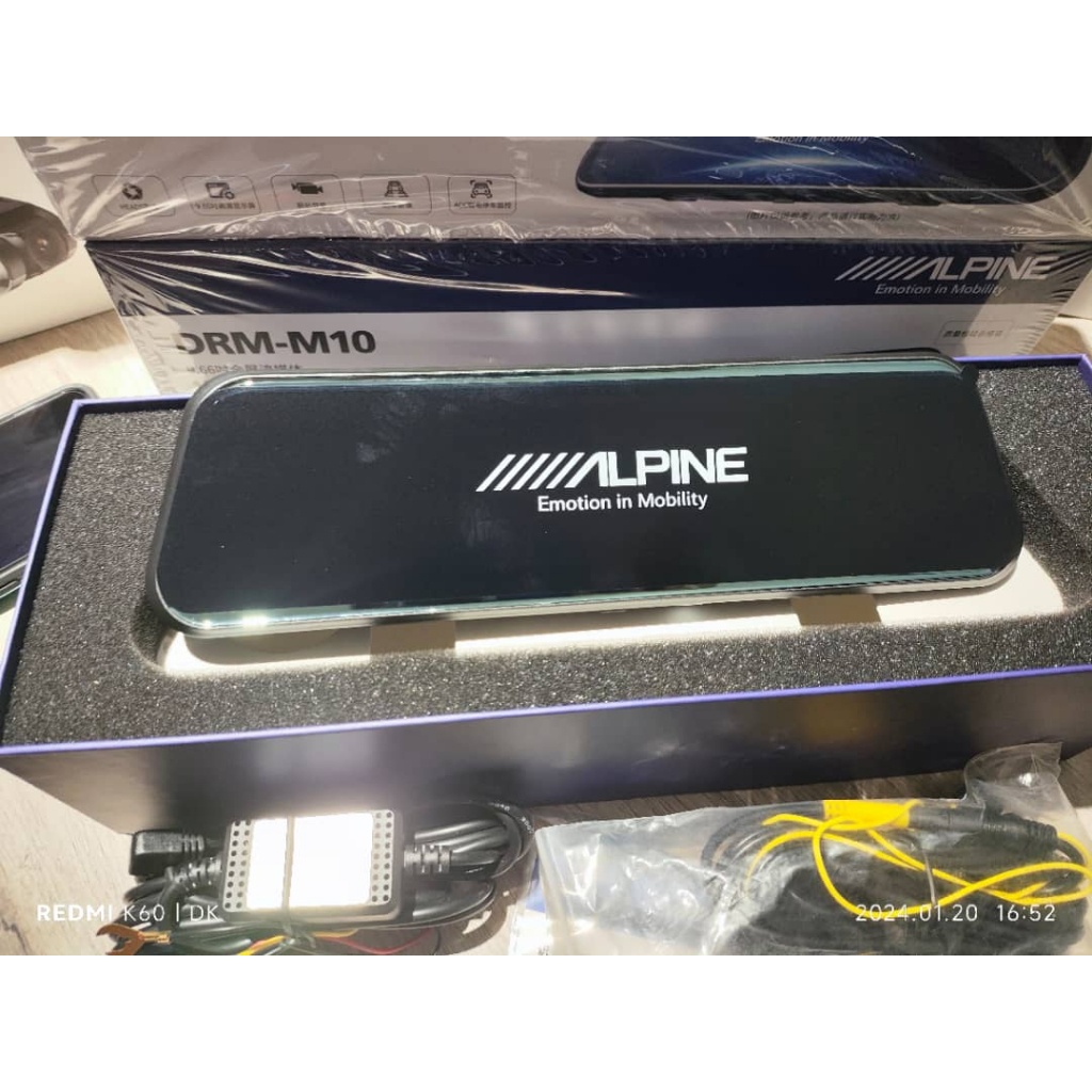ALPINE DVR DASHCAM DRM-M10 RECORDER DASH CAM CENTER MIRROR HIDDEN HD CLEAR | Shopee Malaysia
