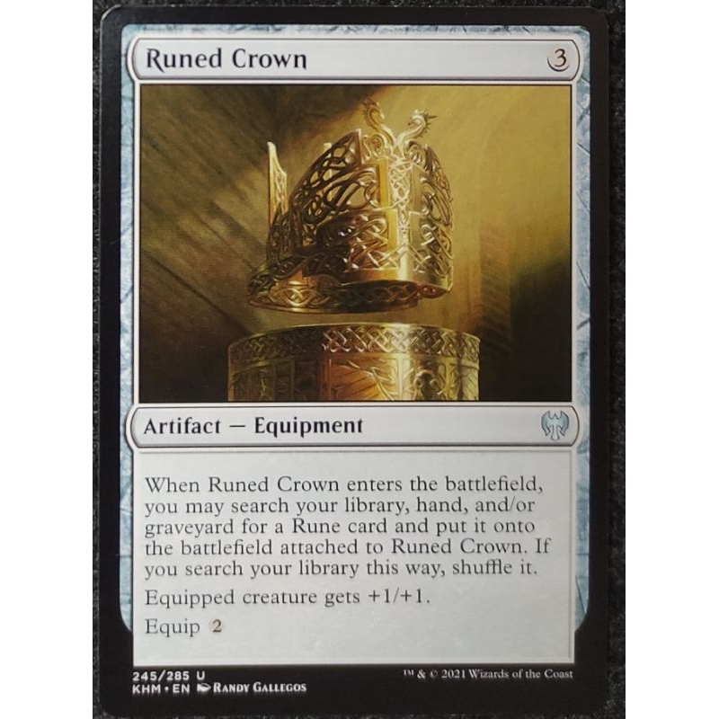 Magic The Gathering : Runed Crown Uncommon Kaldheim card. | Shopee Malaysia