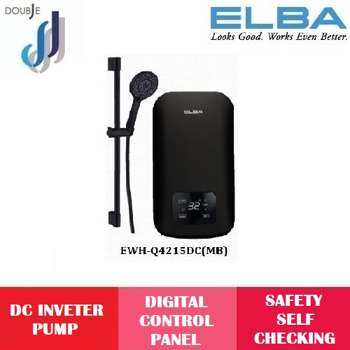 ELBA DC Inveter Pump 4.25KW EVVO SERIES DIGITAL WATER HEATER EWH ...