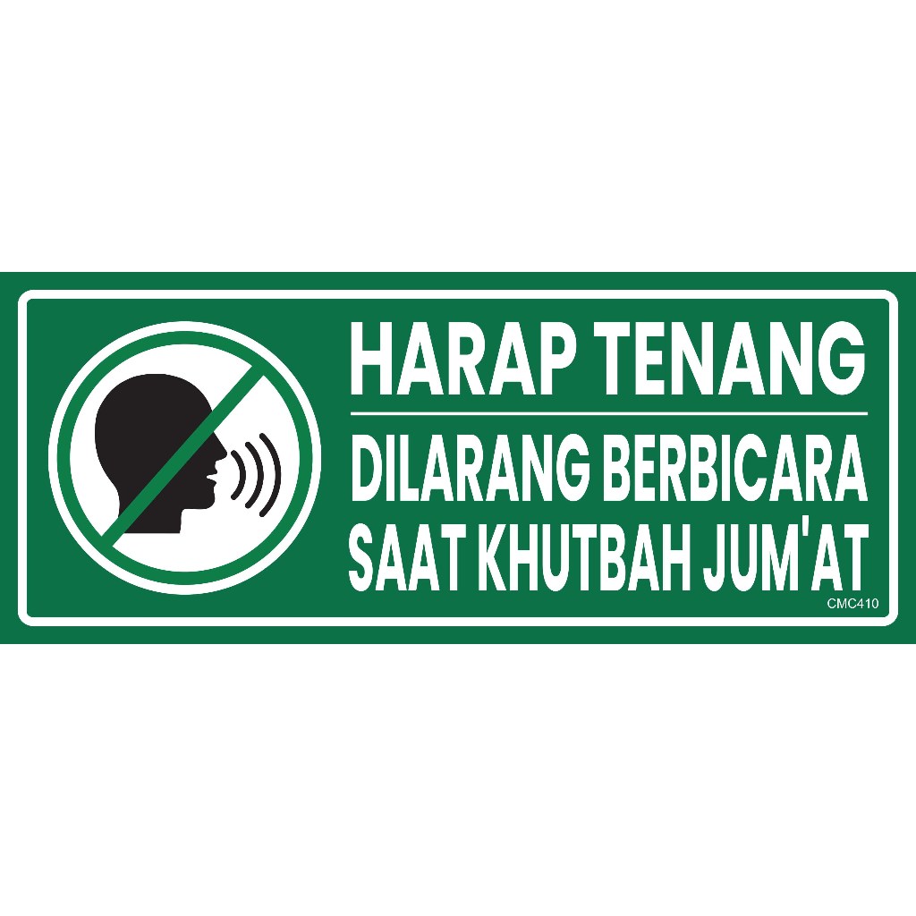 [OFFER] Islamic Signage Sticker(Big Size) Surau Sticker, Prayer Room ...