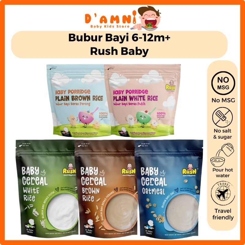 Kids Baby Travel Food Rush Instant Porridge Bubur Segera Makanan Bayi 6 ...