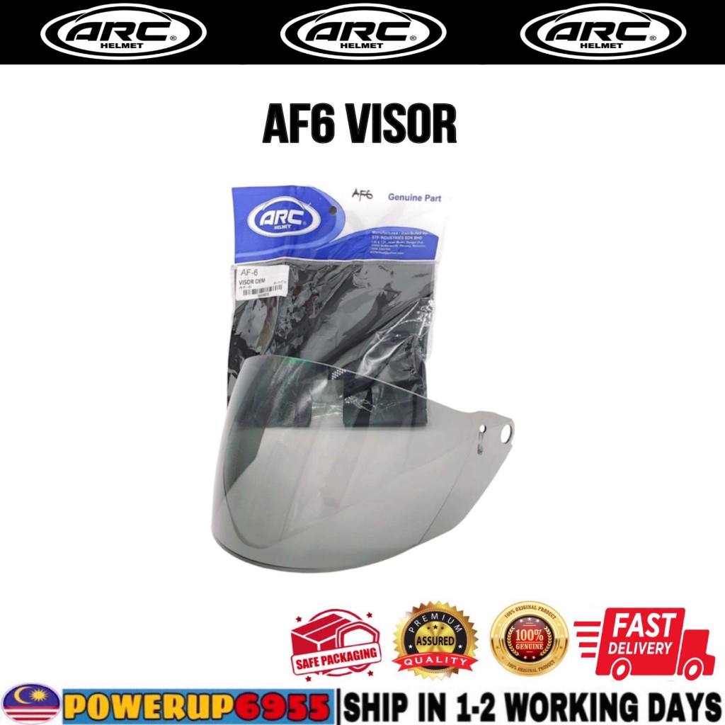 ORIGINAL ARC AF6 AF-6 TINTED HELMET VISOR | Shopee Malaysia