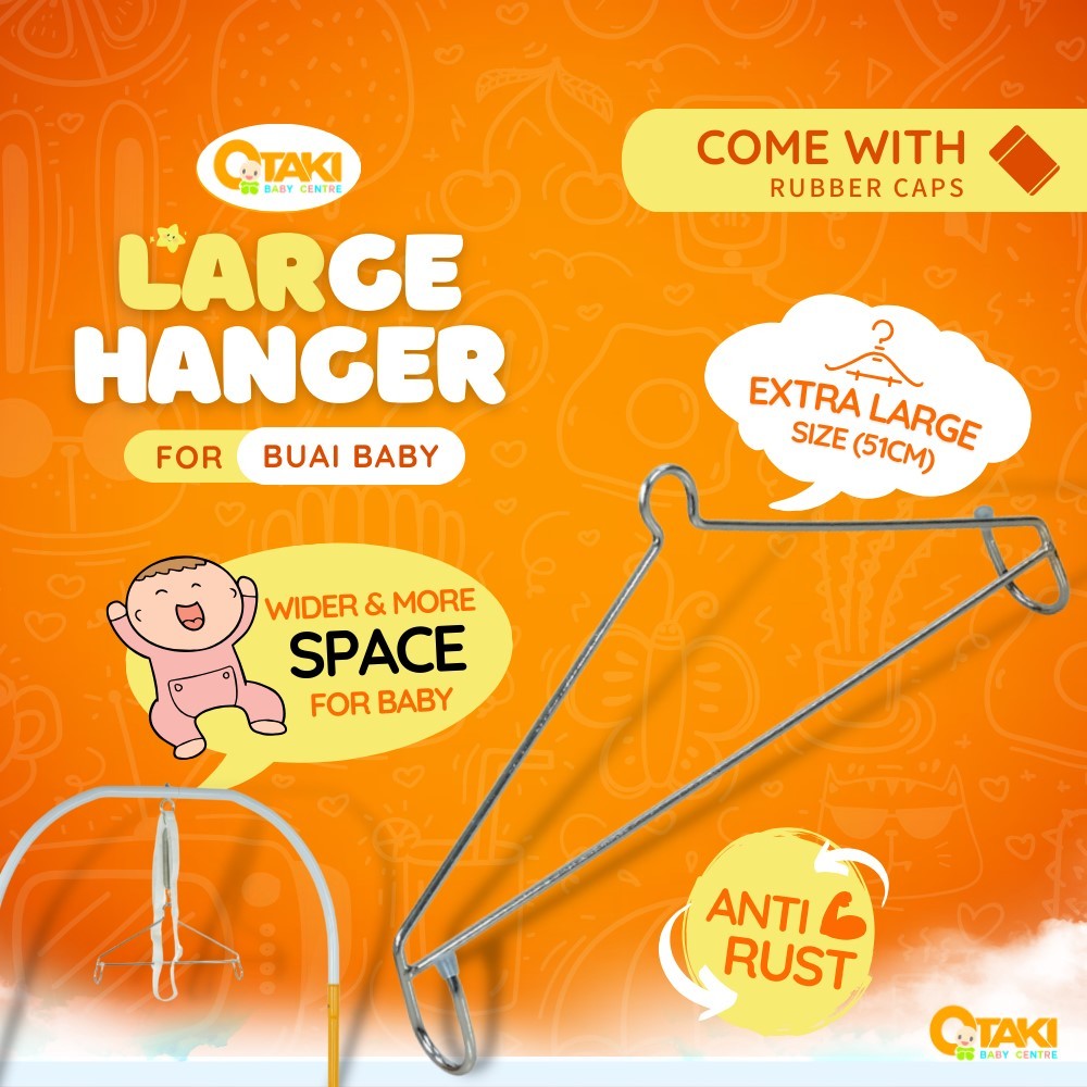 My Dear Baby Cradle Buaian Spring Cot Large Hanger 12011 With Rubber ...