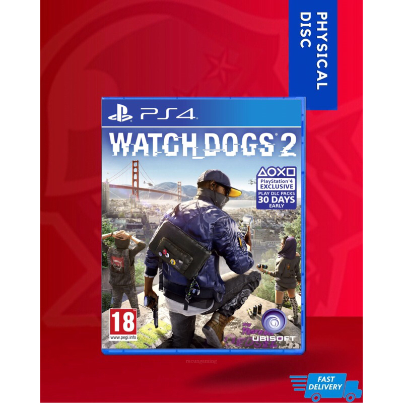 (USED) PS4 Watch Dogs 2 | WD2 Standard Edition R2 (ENG) (ORIGINAL ...