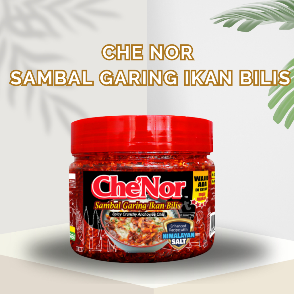 CHE NOR SAMBAL GARING BILIS KERING ORIGINAL CRUNCHY ANCHOVIES CHILI ...