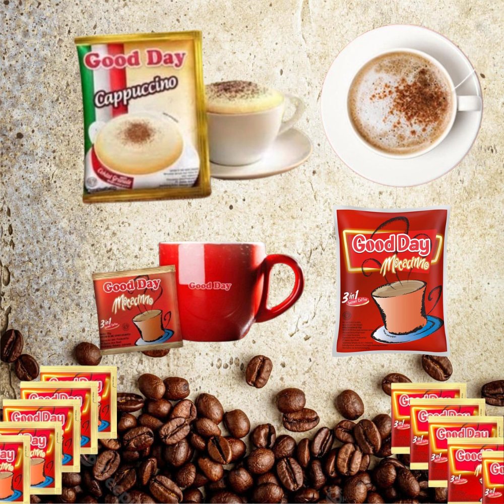 (BORONG) GOOD DAY COFFEE 1 RENTENG / 10PCS / INDONESIA / MINUMAN SERUK ...