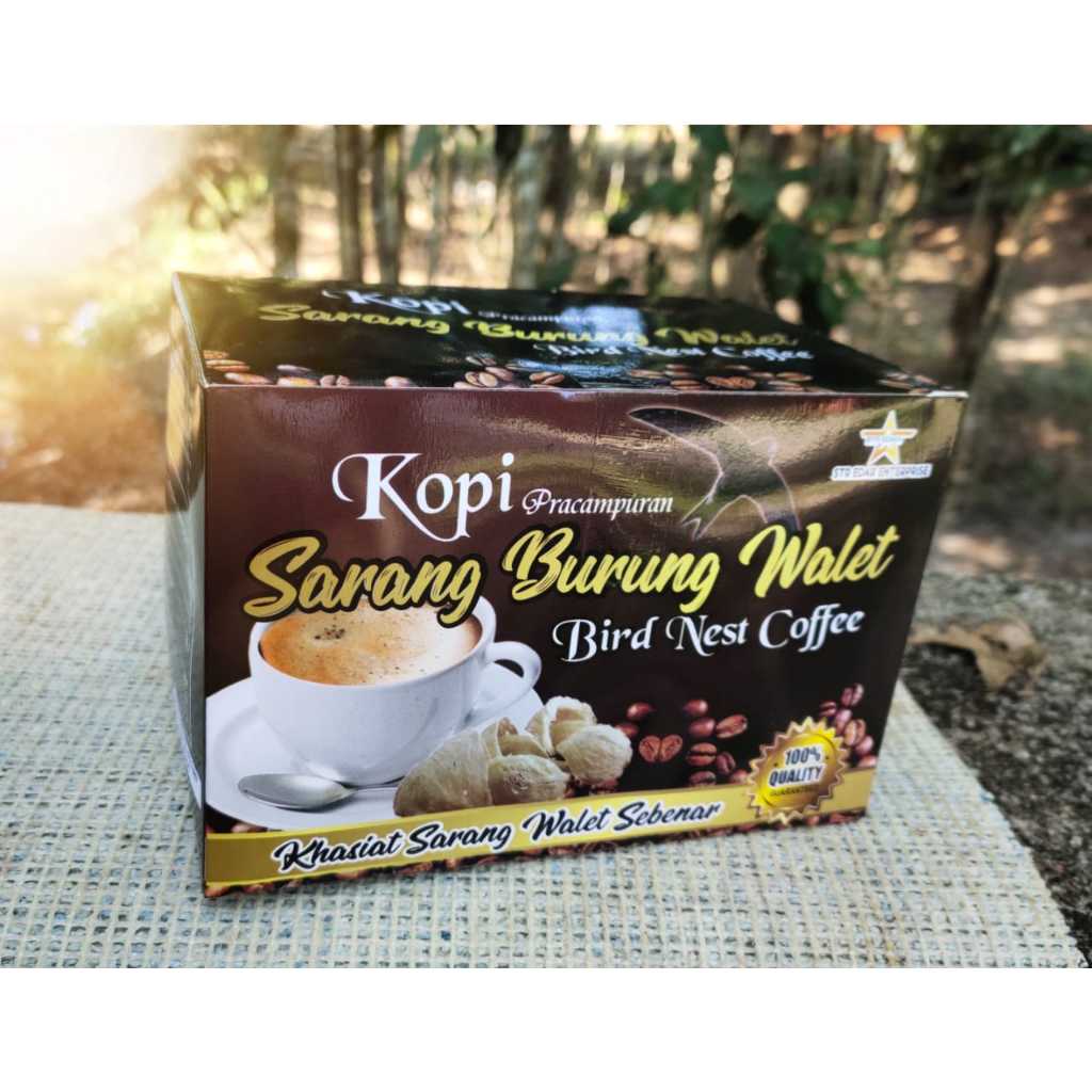 Kopi Sarang Burung Walet Bird Nest Coffee 25g x 20 Sachet/box | Shopee ...