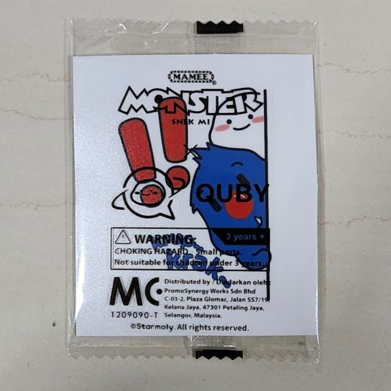 Mamee Monster x Quby Sticker | Shopee Malaysia