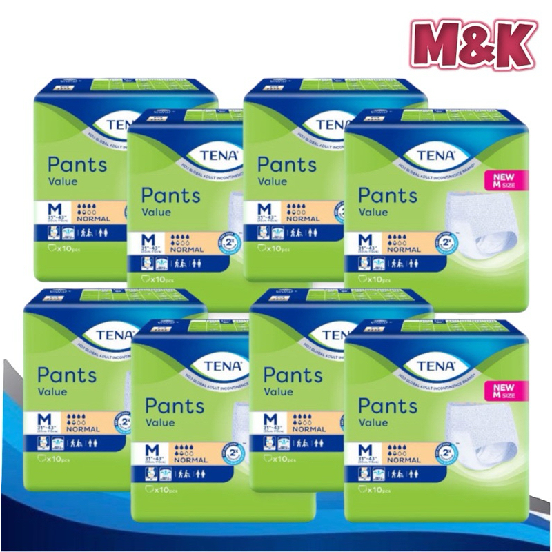 TENA PANTS VALUE (M10 X 8Pek) (L10 X 8Pek) (XL8 X 6Pek) | Shopee Malaysia