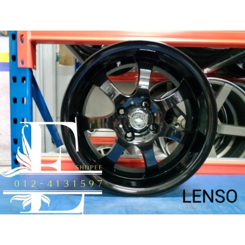 USED SPORT RIM 15 INCH LENSO RM680 4PC RIM MYVI ALZA VIOS ( KENA BELI ...