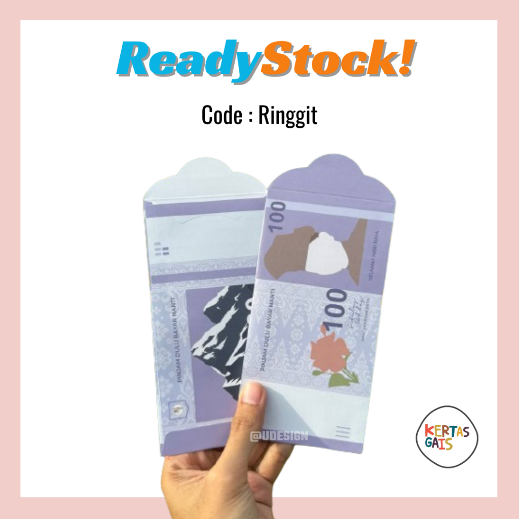SAMPUL DUIT RAYA EKSKLUSIF 2024 RINGGIT 1PACK=10KPG (READY STOCK ...