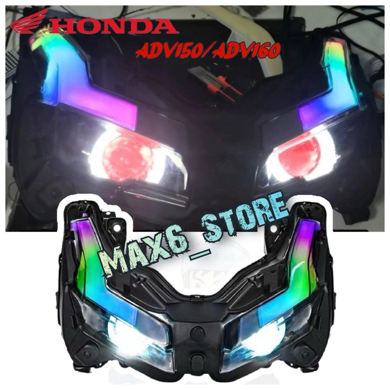 HONDA ADV150 ADV160 EAGLE EYE PROJECTOR LIGHT ADV 150 160 MATA GABAN ...