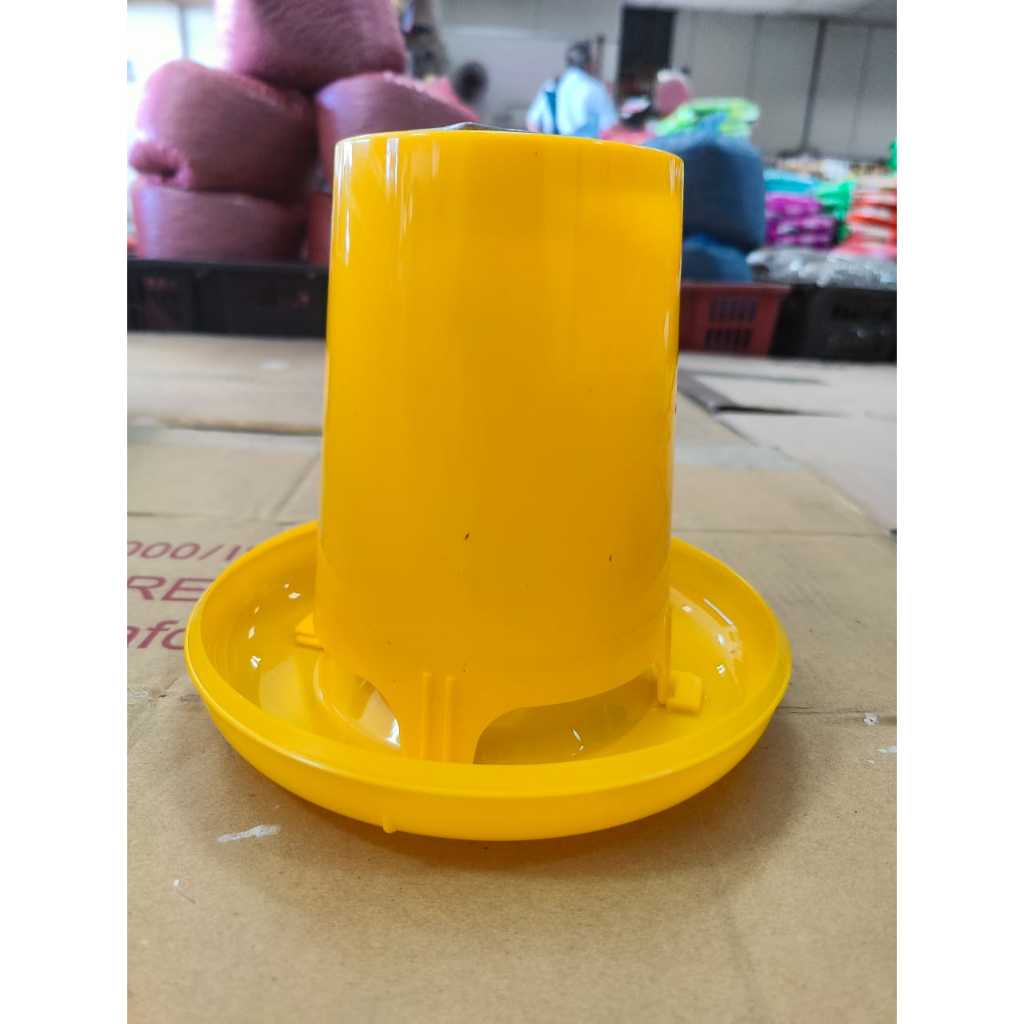 [QQ PET SHOP] TONG KUNING XS / TONG MAKANAN / BEKAS MAKANAN AYAM & ITIK ...