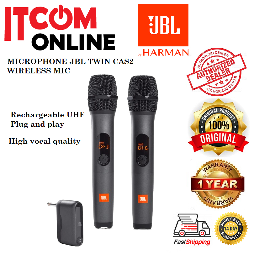 JBL CAS2 TWIN UHF WIRELESS MICROPHONE 2-PACK | Shopee Malaysia