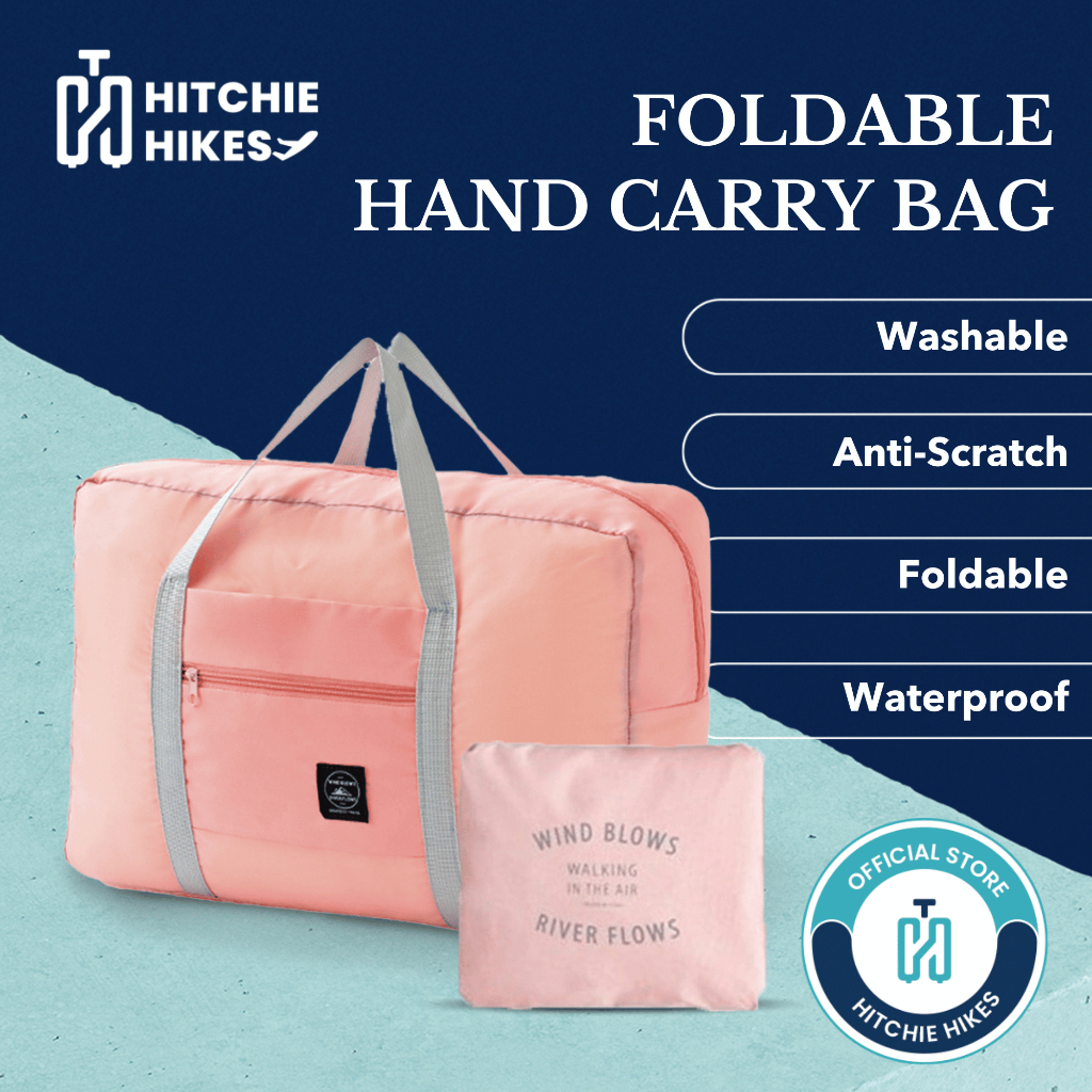 HH Bag Beg Nylon Foldable Water Proof Travel Tote Large Capacity Duffel ...