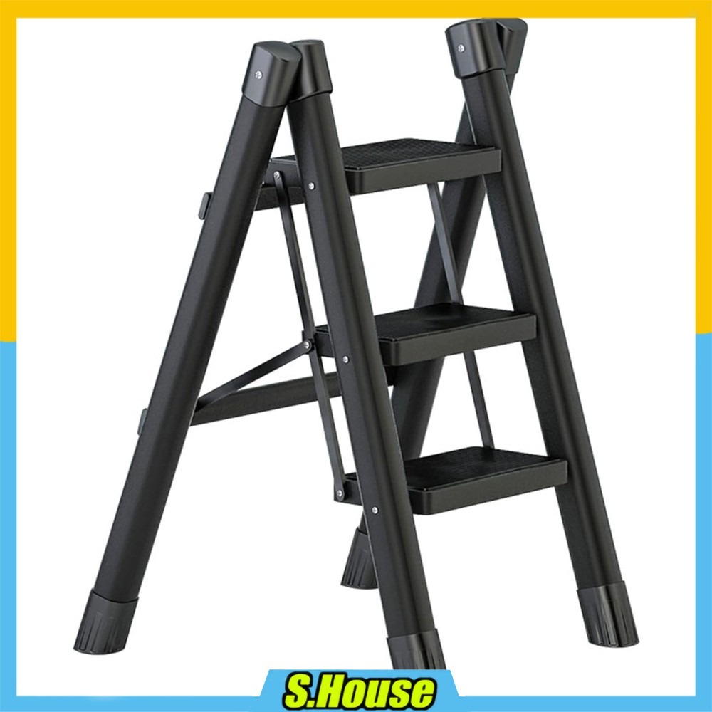 Extendable Save Space Ladder Step Stool Household Indoor Panjang Jimat ...