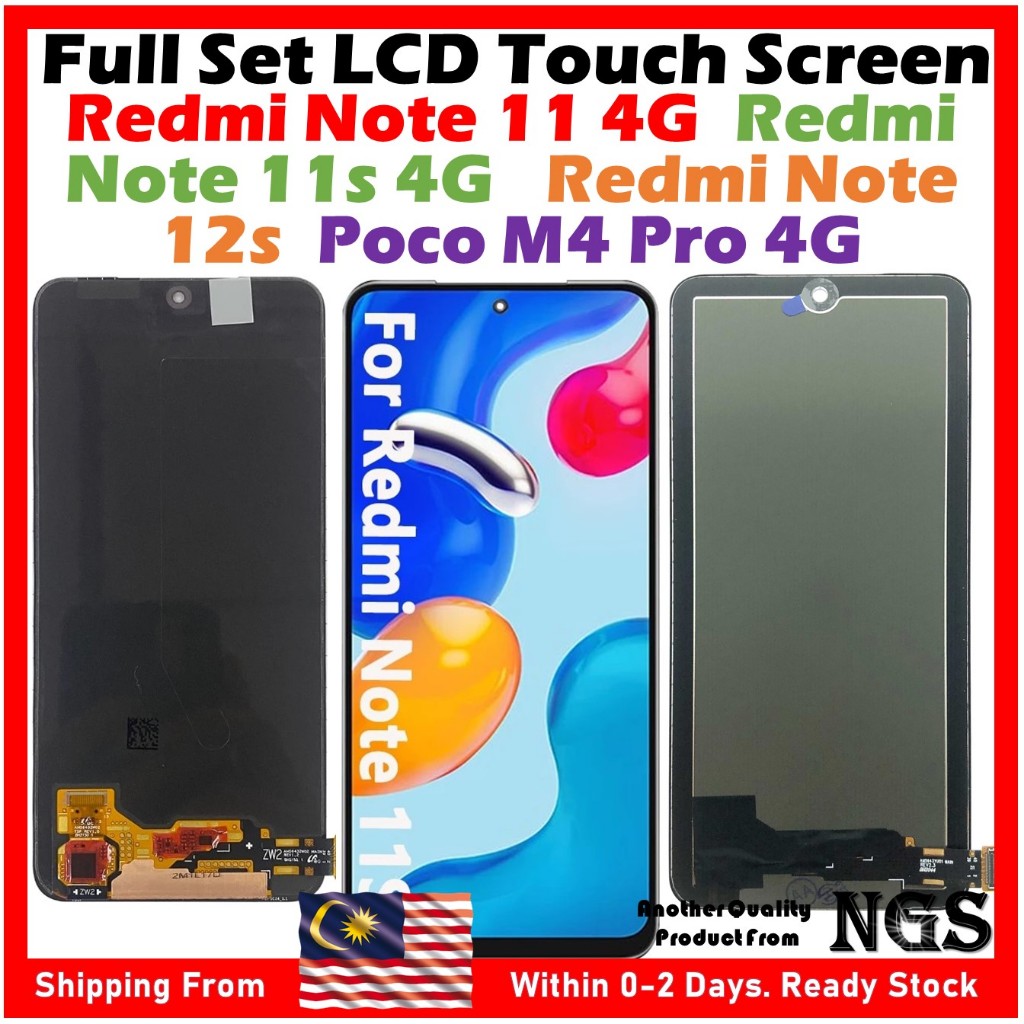 OLED NGS Brand Full Set LCD Compatible For XIAOMI Redmi Note 11 4G / Redmi Note 11s 4G / Redmi ...