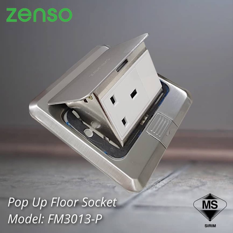 Zenso 13A British Floor Socket /Zenso 13A British Pop up Socket ...