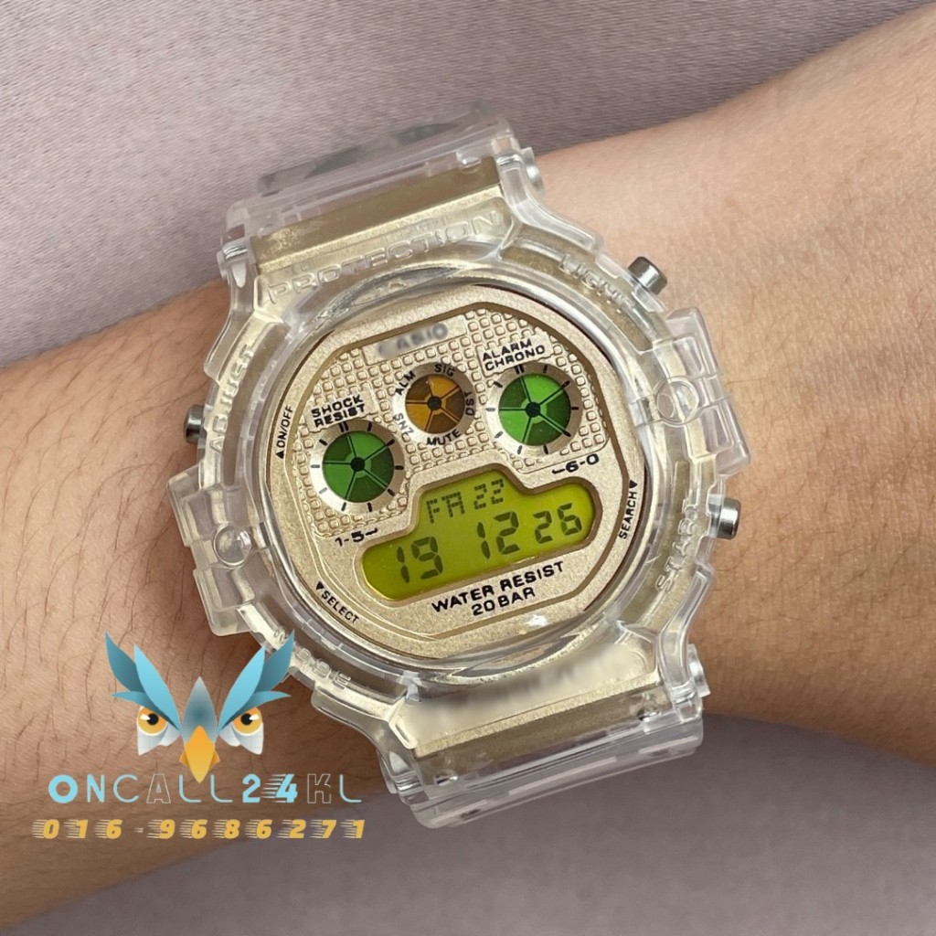 GS Tapak Kucing Kuning Jam Digital | Shopee Malaysia