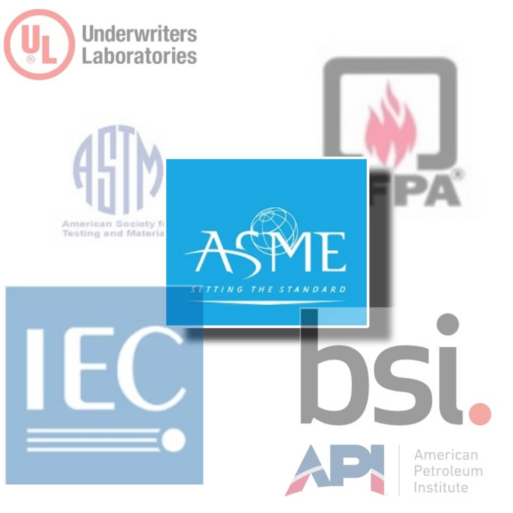 International Standards (ACI, AHRI, ASHRAE, ASME, ASTM, API, BS, BS EN ...