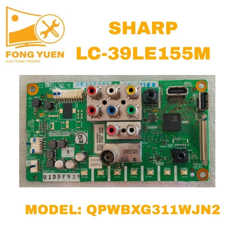 LC-39LE155M SHARP TV MAIN BOARD LC39LE155M | Shopee Malaysia