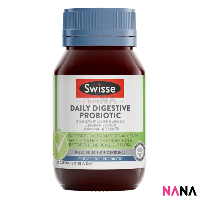 Swisse Ultibiotic Daily Digestive Probiotic 30 Capsules (EXP:01 2027) | Shopee Malaysia