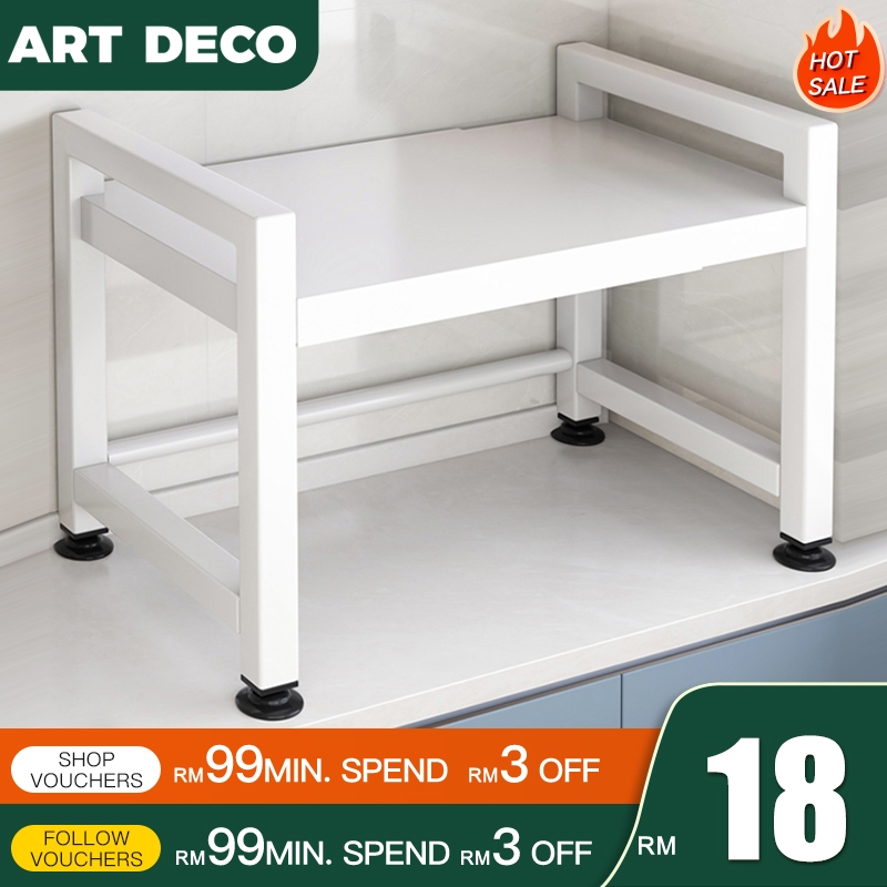 Microwave Rack Oven Rack Rak Dapur Kitchen Storage Rack Rice Cooker ...