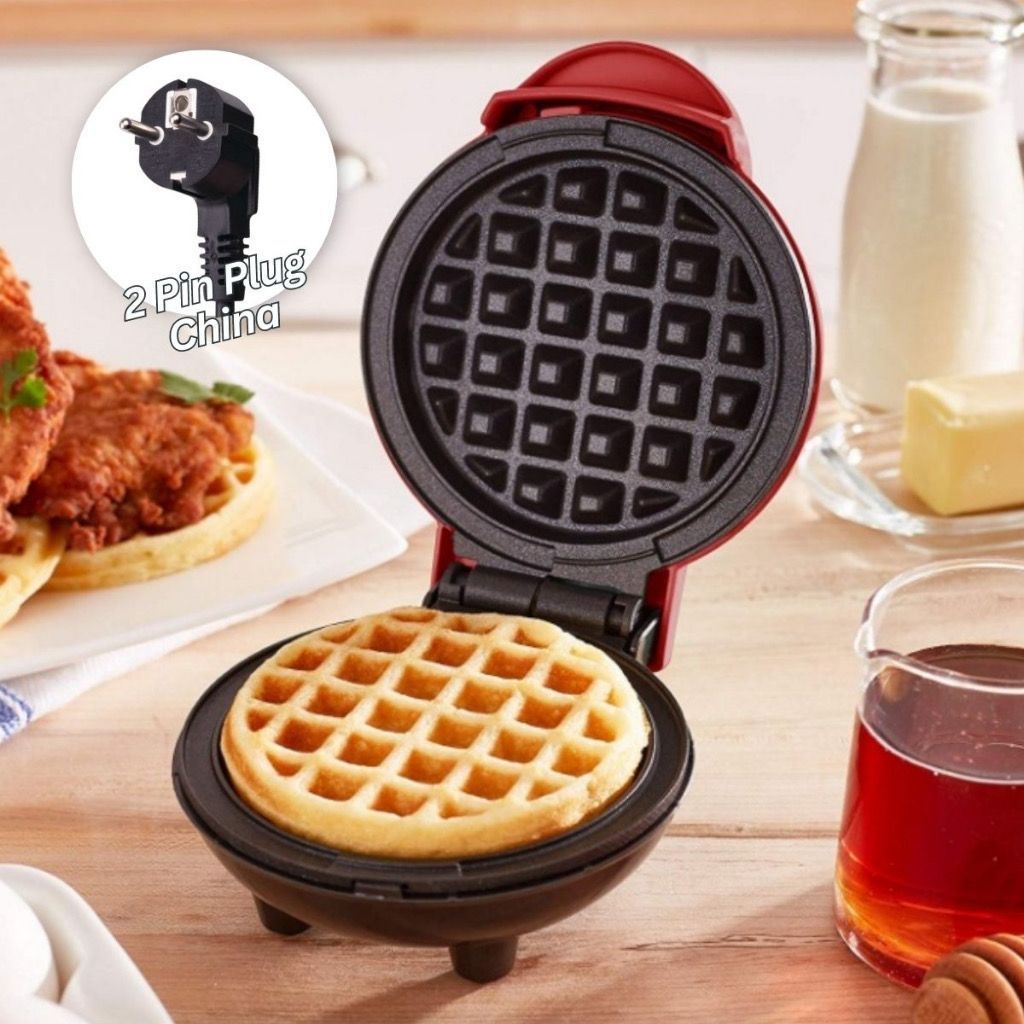 [ Diy ] Mini Waffle Maker Toaster Non-Stick Electric | Shopee Malaysia
