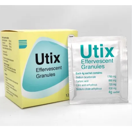 Utix Efferverscent Granules 4g Uninary Tract Infection UTI Gout Uric ...