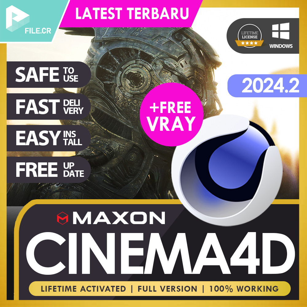 🔥 𝐌𝐚𝐱𝐨𝐧 𝐂𝐈𝐍𝐄𝐌𝐀 𝟒𝐃 𝐒𝐭𝐮𝐝𝐢𝐨 2024.4 🔥 Cinema 4D Studio 💯 EASY INSTALL 💯 LIFETIME PREMIUM 💯 FAST ...