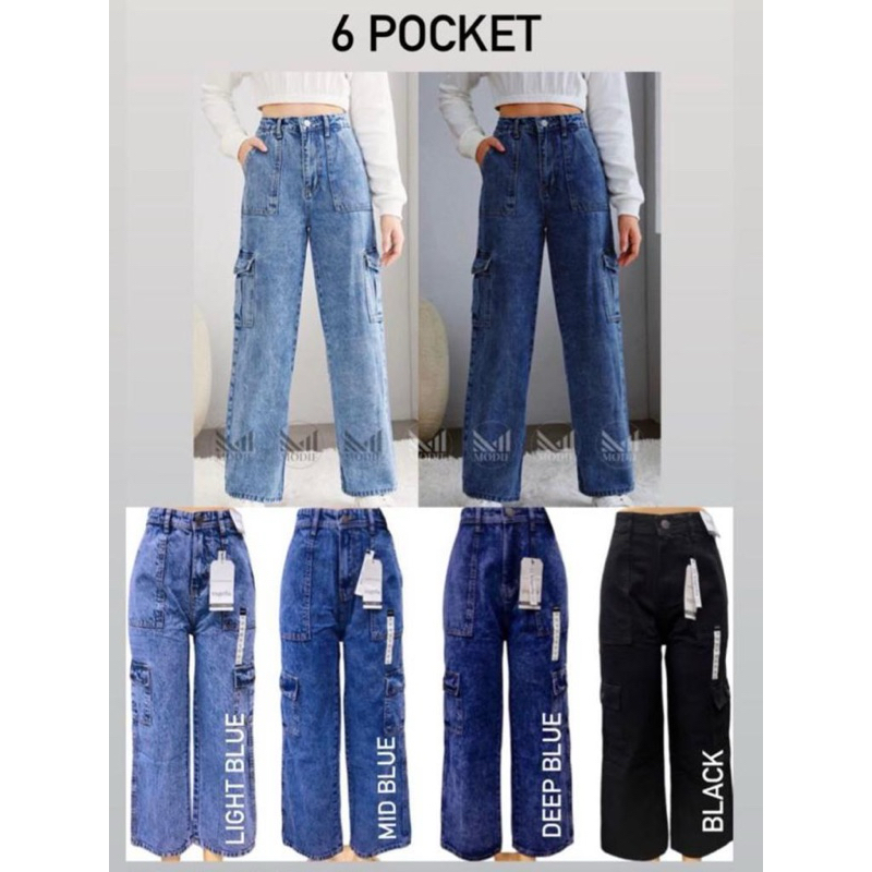 Women’s Cargo Palazu Prempuan multi poket palazu | Shopee Malaysia