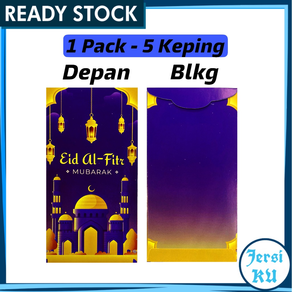 5Pcs Per Pack Sampul Raya Aidilfitri | Sampul Duit Raya 2024 | Sampul ...
